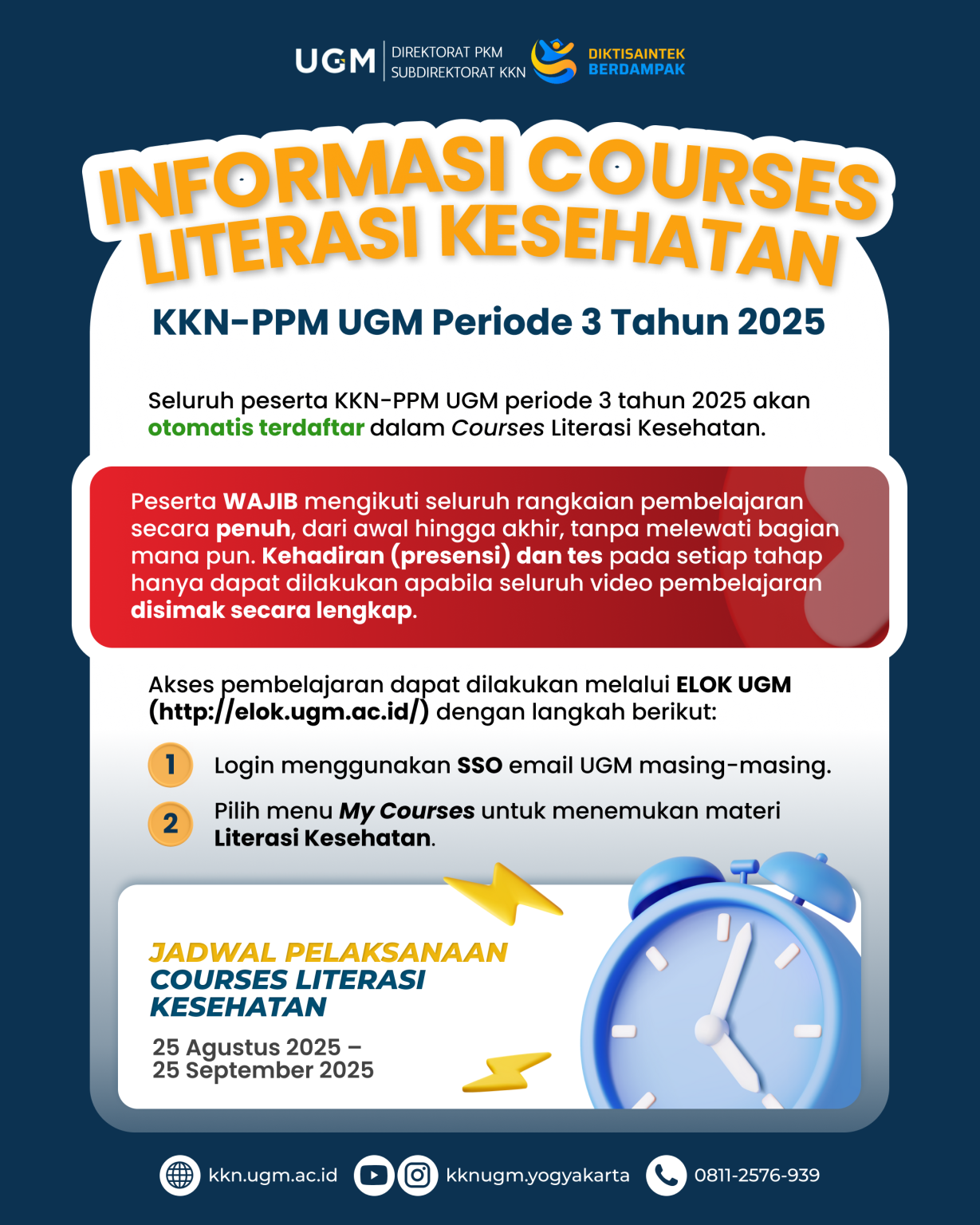 Literasi Kesehatan KKN-PPM Periode 3 Tahun 2025 – kkn.ugm.ac.id